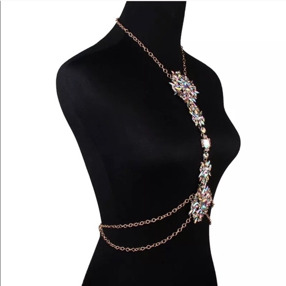 Jewelry | Dramatic Crystal Statement Body Jewelry | Poshmark